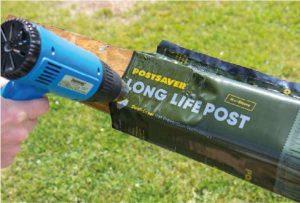 Postsaver Pro-Wrap Timber Fence Post Protection Sleeve